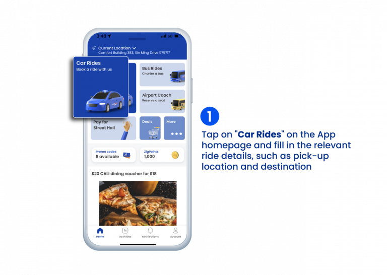 Rides promotions - ComfortDelGroTaxi