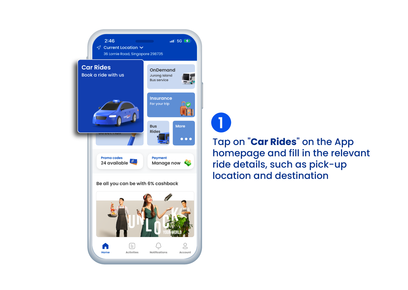 Taxi Seating Capacity | ComfortDelGro Taxi